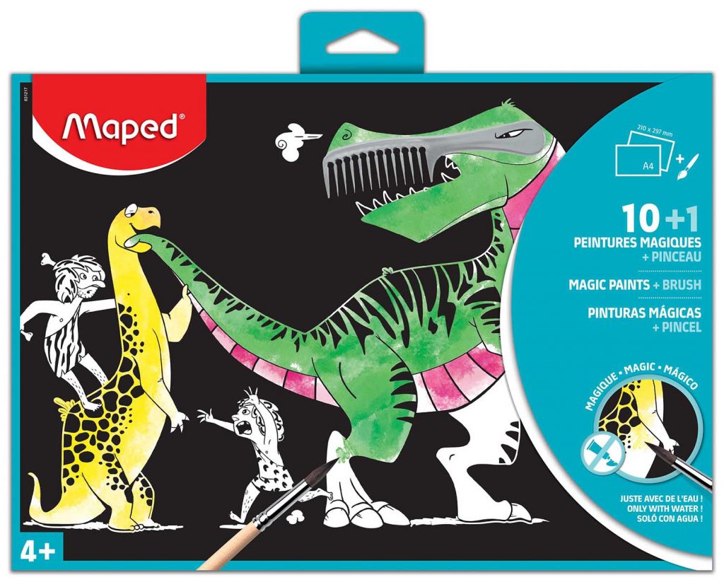 Magic Paint Color Revealing Paper to Color – 10 Pages – Maped Helix USA