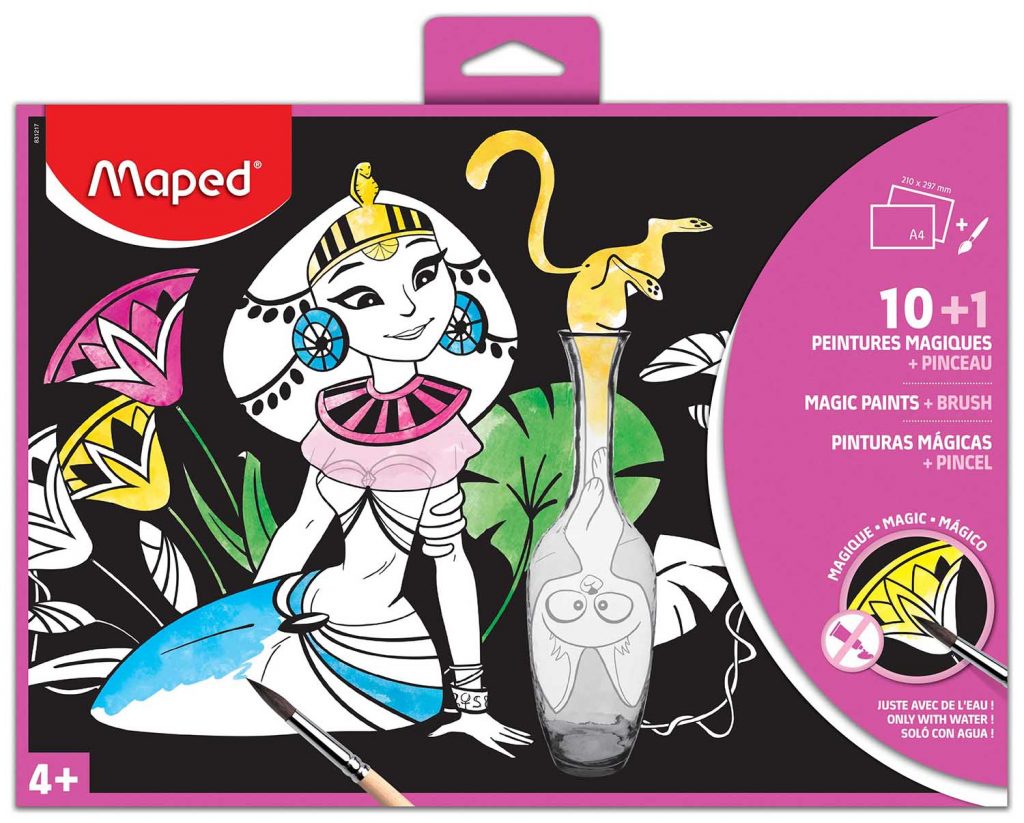 Magic Paint Color Revealing Paper to Color – 10 Pages – Maped Helix USA