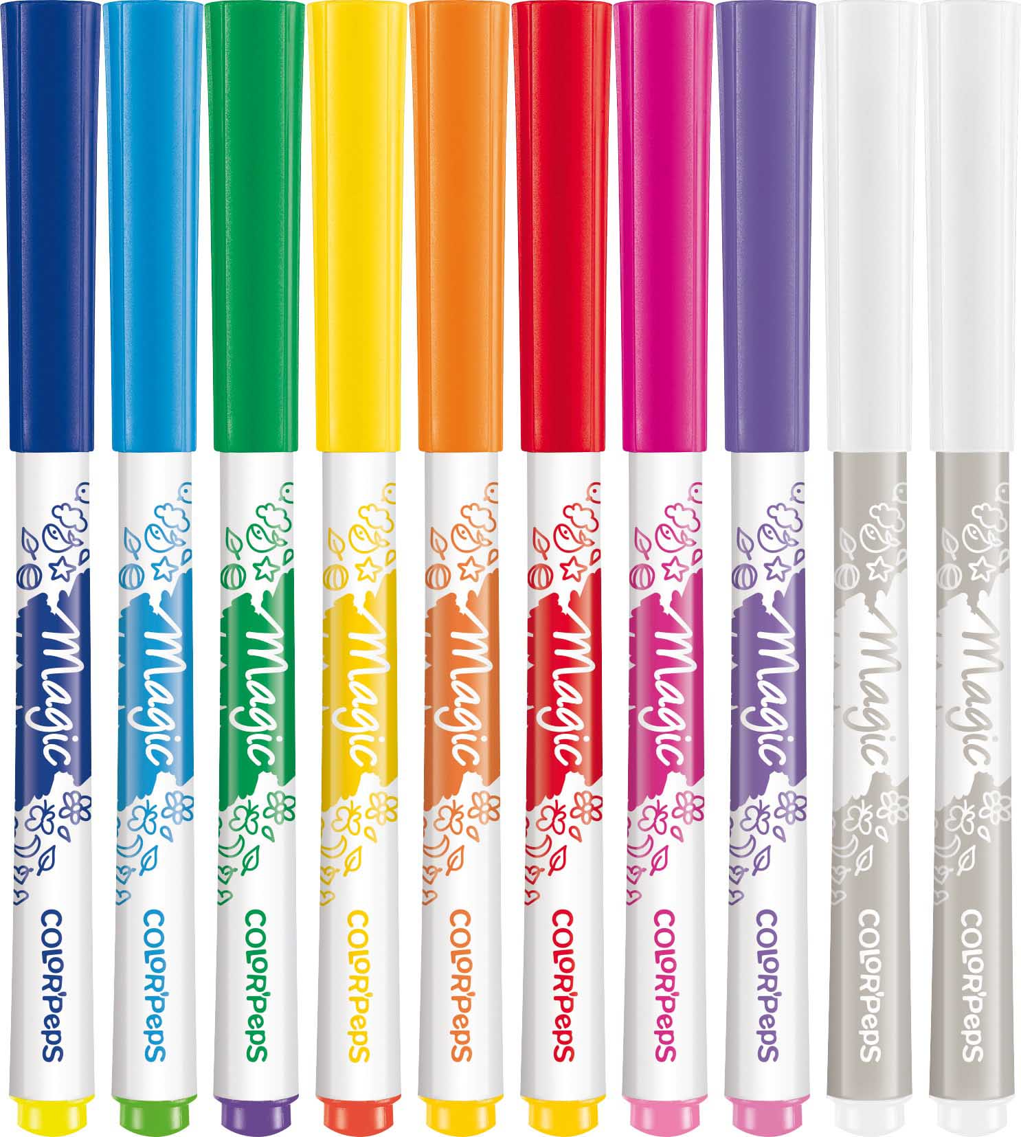 Color’Peps Magic Color-Change Markers x8 + 2 Change Markers – Maped ...