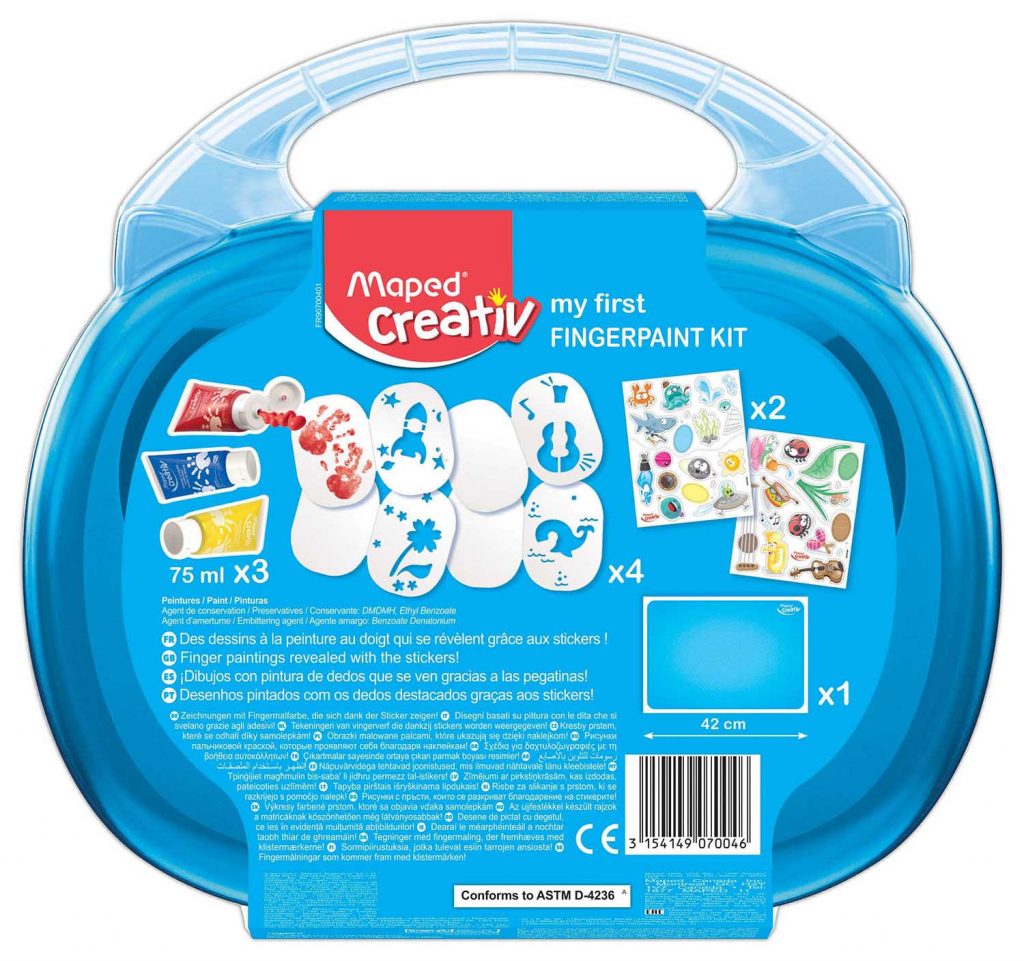 Creativ My First Finger Paint 10 Piece Kit – Maped Helix USA