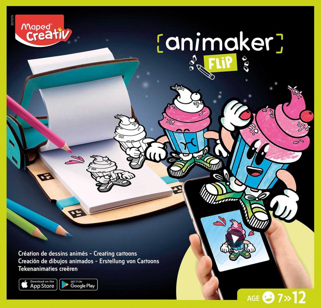 Creativ Animaker Flip Animated Comic Drawing Pad 18 Piece Kit – Pop ...